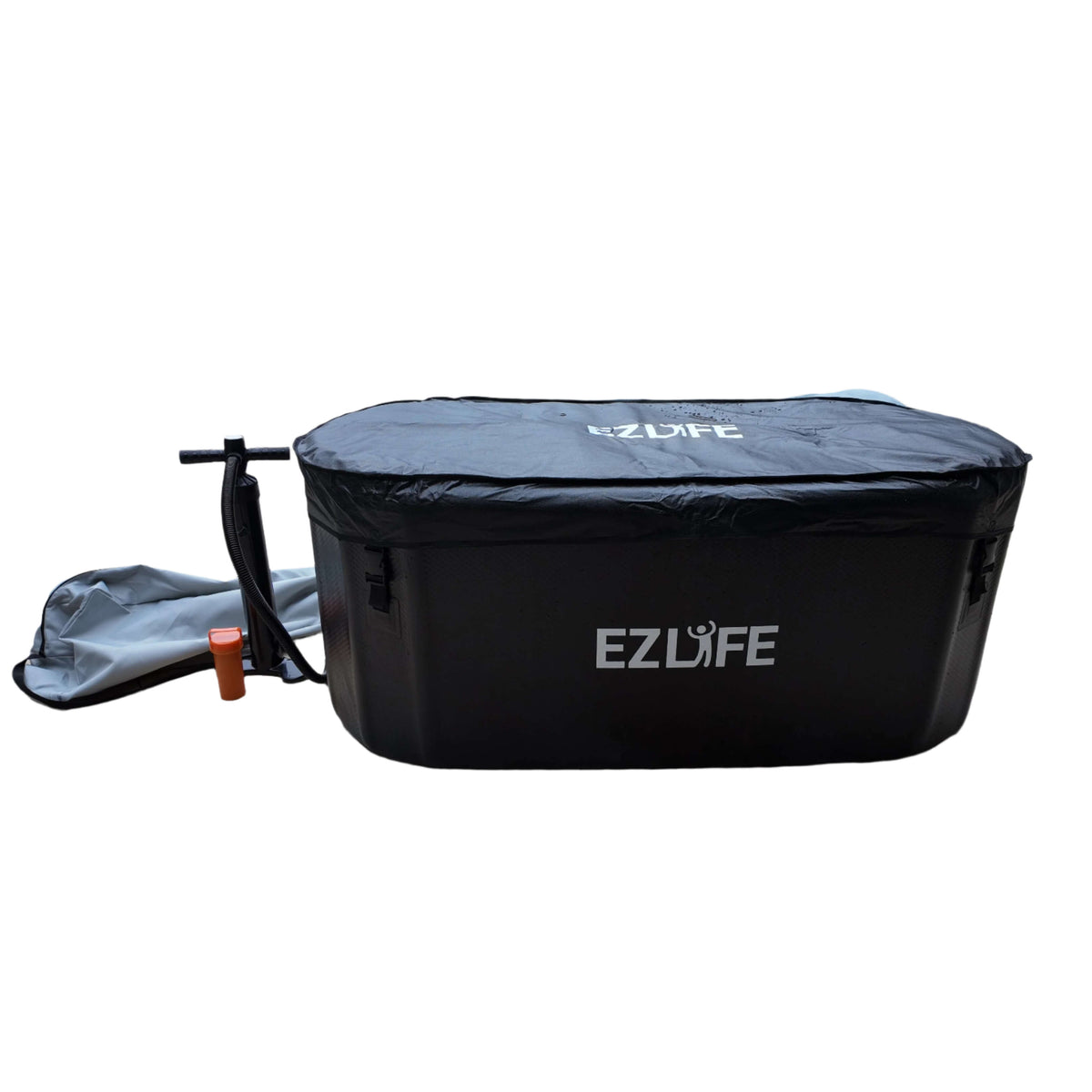 EZLIFE Inflatable Large Ice Bath - Black | MakeLifeEasy – Make Life Easy